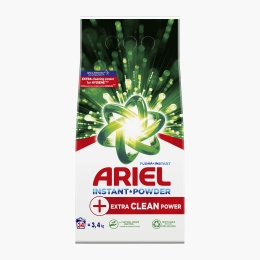 Detergent de rufe pudră, +Extra Clean Power, 34 spălări, 3.4 kg ...