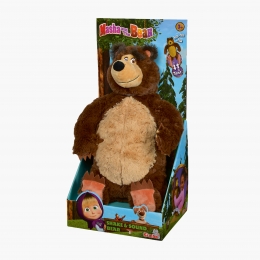 Jucărie de pluș interactivă Masha and the Bear, Laughing Misha, 43cm 1 ...