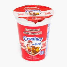 Smântână ardelenească 15% grăsime 370g - Prospețime și varietate ...