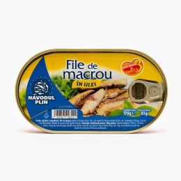File de macrou în ulei de floarea-soarelui 170g - Prospețime și ...